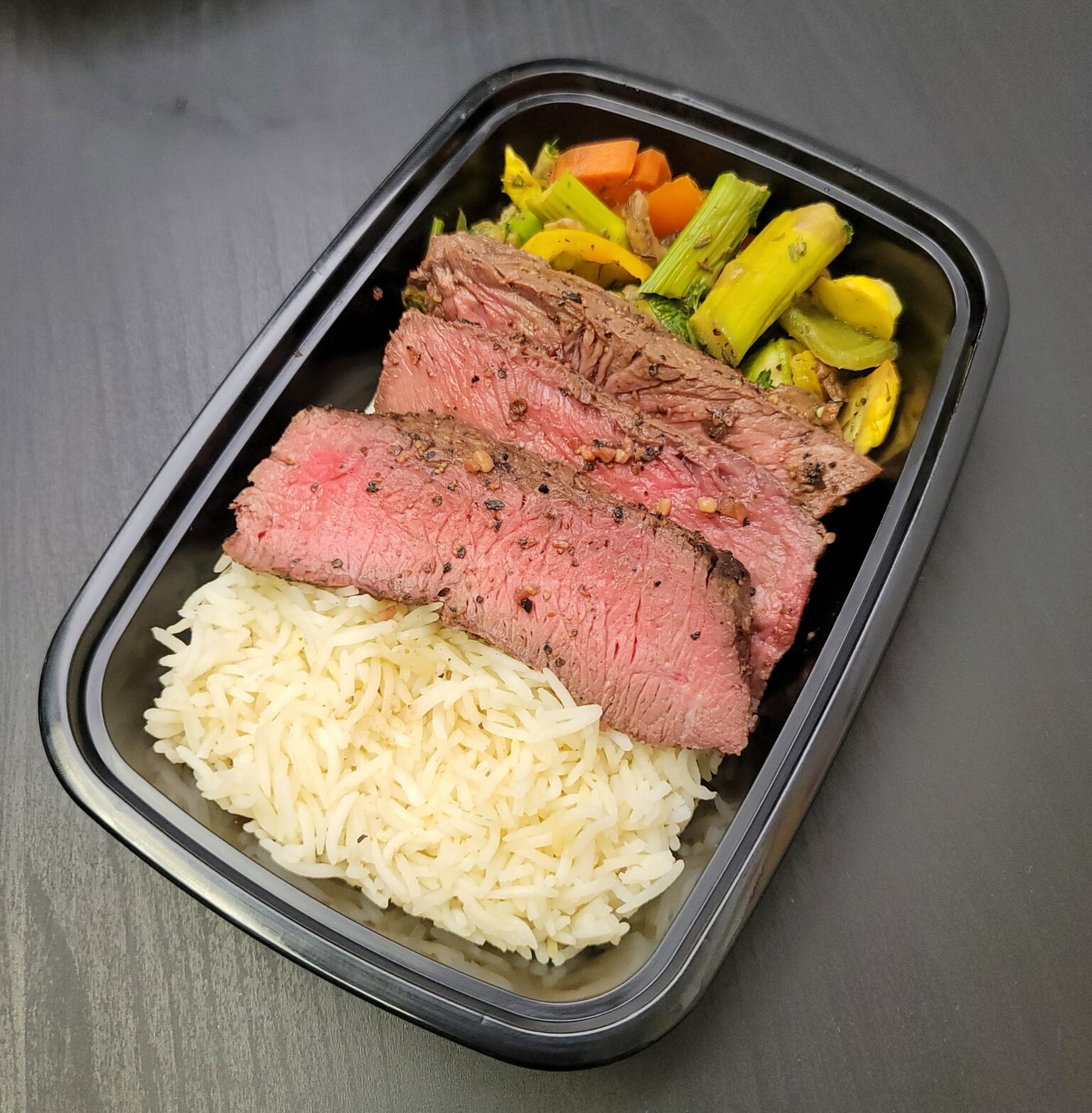 Steak, Veggies & Rice - Amplified Meal Prep